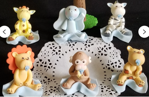 Monkey Cake Topper, Jungle Cake Decoration, Baby Monkey, Jungle Monkey ...